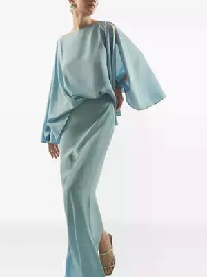 TALLER MARMO La Maddalena Gown - Blue
