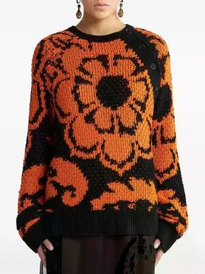 Etro Floral-jacquard Jumper