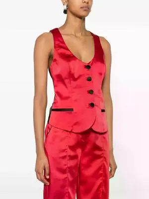 MITILIANE COUTURE Satin Waistcoat