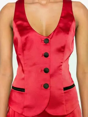 MITILIANE COUTURE Satin Waistcoat
