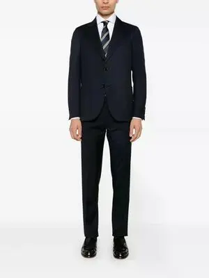 LARDINI Virgin-wool Blazer - Blue