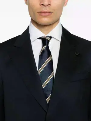 LARDINI Virgin-wool Blazer - Blue