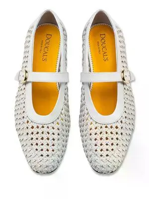DOUCAL'S Leather Ballerinas - White