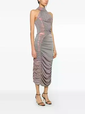 MITILIANE COUTURE Draped Midi Dress