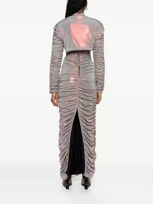 MITILIANE COUTURE Holographic Maxi Dress