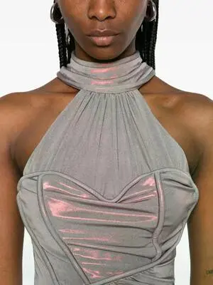 MITILIANE COUTURE Holographic Maxi Dress