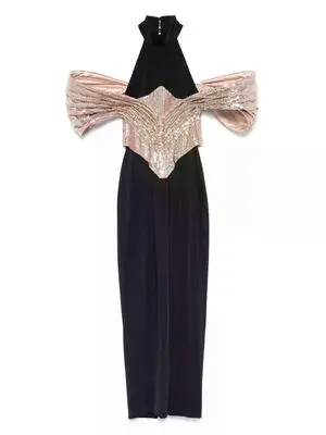 MITILIANE COUTURE Detachable Corset Maxi Dress