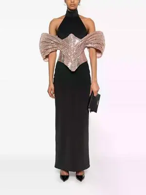 MITILIANE COUTURE Detachable Corset Maxi Dress