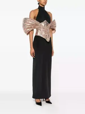MITILIANE COUTURE Detachable Corset Maxi Dress