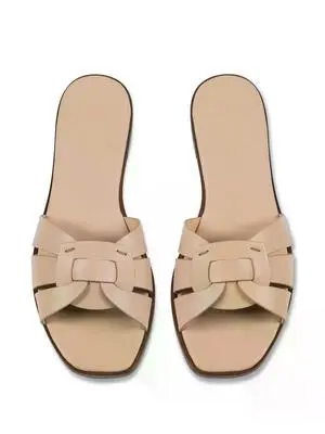 DOUCAL'S Leather Sandals - Neutrals