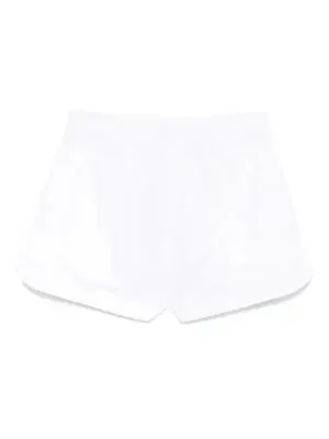 Lacoste Poplin Track Shorts - White