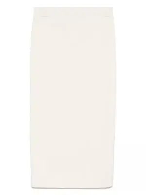 Max Mara Losanna Midi Skirt - White