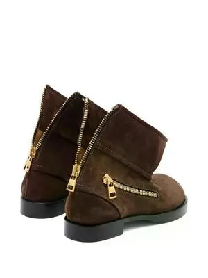 JW Anderson Leather Ankle Boots - Brown