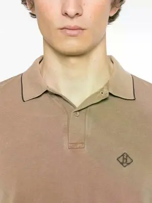 Herno Logo-embroidered Polo Shirt - Brown