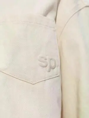 SELF-PORTRAIT Logo-embossed Jacket - Neutrals