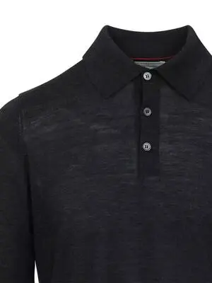 Brunello Cucinelli Fine-knit Polo Shirt
