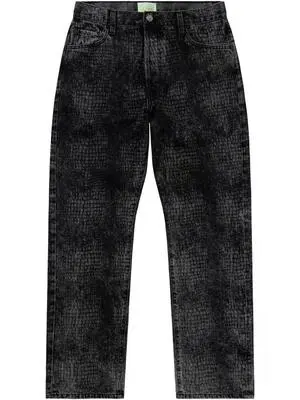 Aries Patterned Full Length Jeans