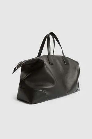 REISS Elliott Leather Holdall
