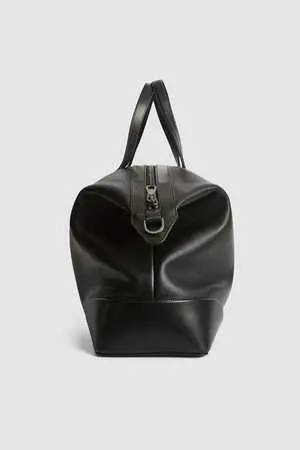 REISS Elliott Leather Holdall
