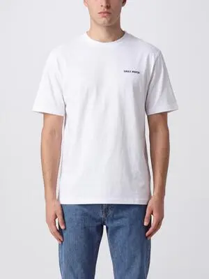 DAILY PAPER Short-sleeve Cotton T-shirt With Contrast Logo