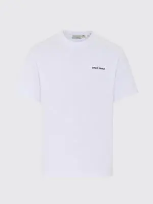 DAILY PAPER Short-sleeve Cotton T-shirt With Contrast Logo
