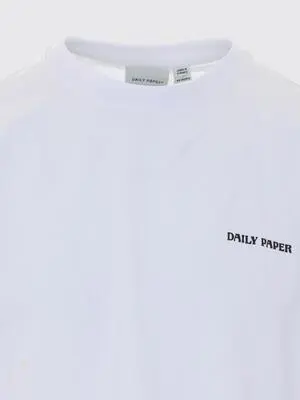 DAILY PAPER Short-sleeve Cotton T-shirt With Contrast Logo