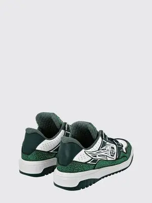 Philipp Plein Embellished Leather And Rubber Low-top Sneakers - White 2