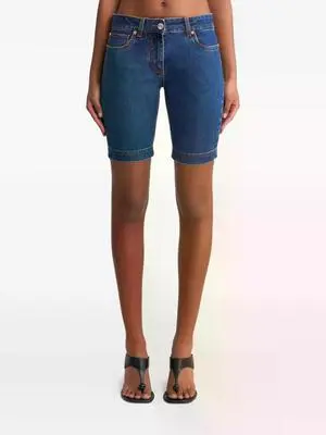 Etro Embroidered Denim Shorts