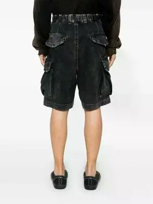 Mihara Yasuhiro Denim Cargo Shorts