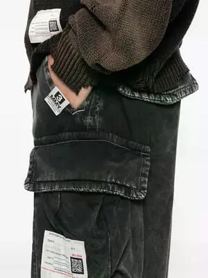 Mihara Yasuhiro Denim Cargo Shorts