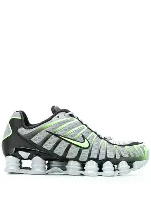 Nike Shox Mesh Panel Sneakers - Grey