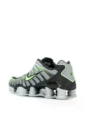 Nike Shox Mesh Panel Sneakers - Grey