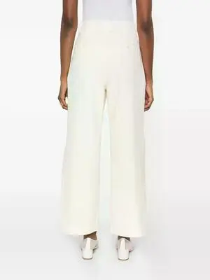 Rokh Pleated Wide-leg Trousers - Neutrals