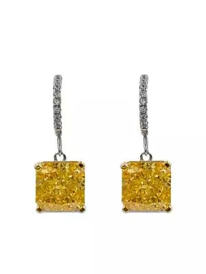 JUWELINA PARIS Charleston Drop Earrings - Yellow