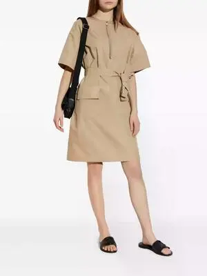 Moncler Belted Midi Dress