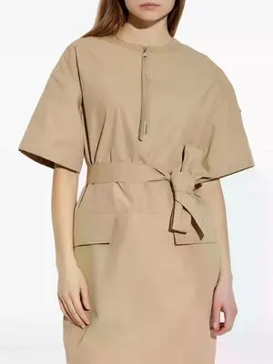Moncler Belted Midi Dress
