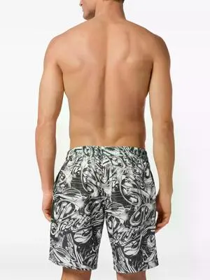 Philipp Plein Boxer Swim Shorts - Black
