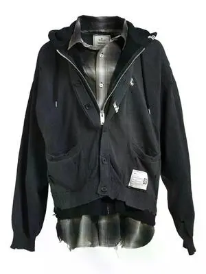 Mihara Yasuhiro Distressed Hooded Jacket
