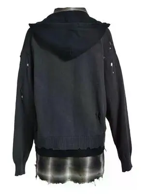 Mihara Yasuhiro Distressed Hooded Jacket