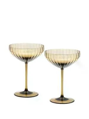 VENINI Champagne Glass - Brown