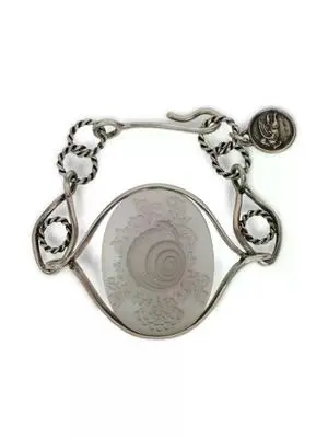 Etro Cameo Shell Bracelet - Silver