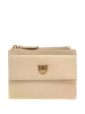 Pinko Love Birds Wallet - Neutrals