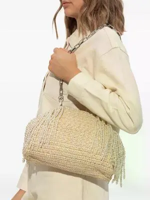 SELF-PORTRAIT Pearl-embellished Tote