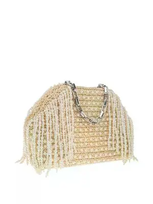 SELF-PORTRAIT Pearl-embellished Tote