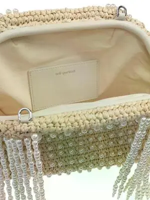 SELF-PORTRAIT Pearl-embellished Tote