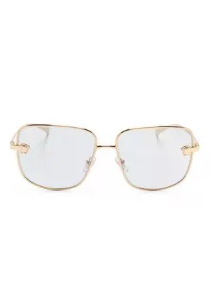 Versace Square Frame Sunglasses - Gold