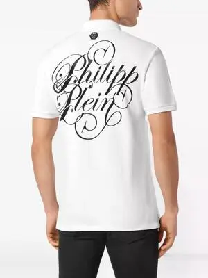Philipp Plein Coursive Polo Shirt