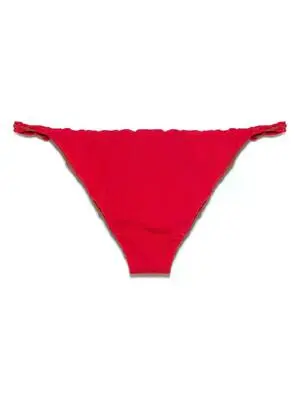 ISA BOULDER Braided Bikini Bottoms - Red
