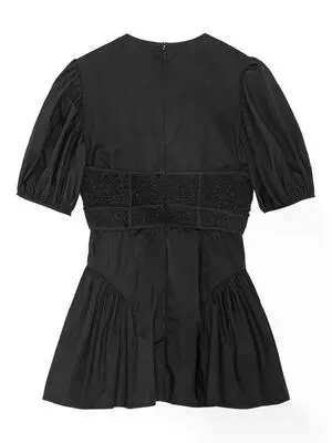Cecilie Bahnsen Conner Cotton Top - Black