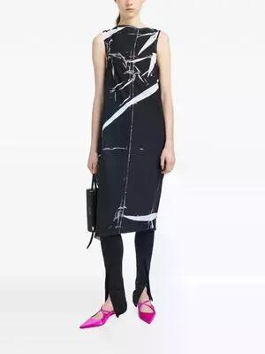 Proenza Schouler Ondine Midi Dress - Black